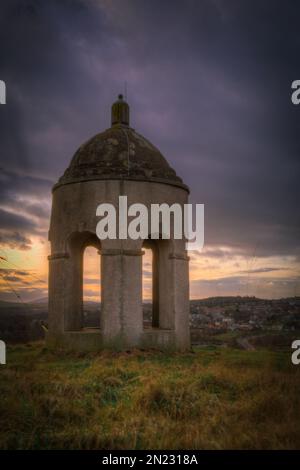 temple of venus macduff.on the hill of doune Stock Photo - Alamy