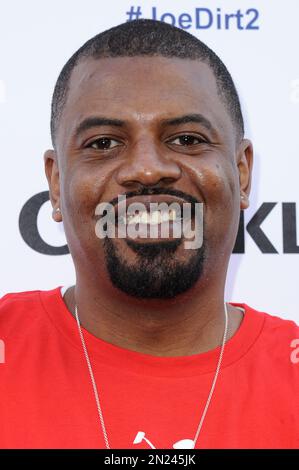 Gerald Johnson arrives at the LA Premiere of "Joe Dirt 2: Beautiful ...