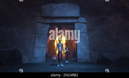 DANIEL SPELLBOUND, left: Daniel Spellbound (voice: Alex Barima), A ...