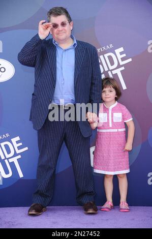 Actor Patton Oswalt and daughter Alice Rigney Oswalt attend the LA ...
