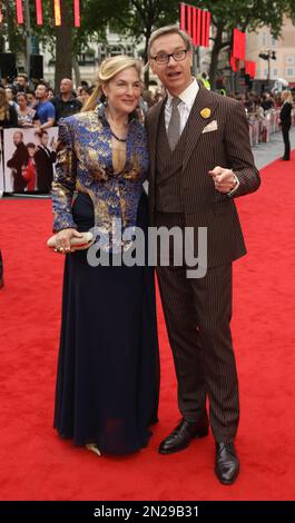 Paul Feig with his wife Laurie The Premiere of 'Bridesmaids' held at ...