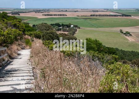 Looking south from the volcanic cone of Mount Schank, southeastern ...