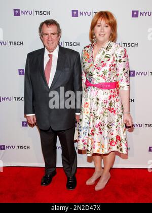 Andrew Tisch, left, and Ann Tisch, right, attend the Lincoln Center for ...