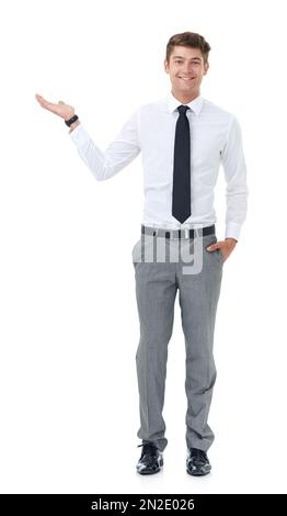 Determined to make his mark in the business world. A handsome young ...