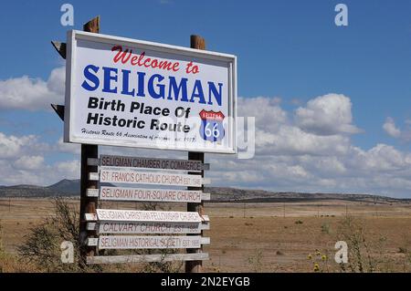 Selingman/Historic US route 66 /Arizona/USA / 10.September 2019 ...