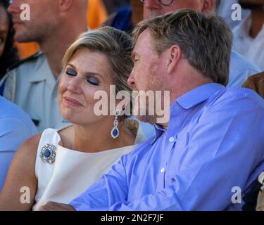 Philipsburg, February 06, 2023, King Wiilem-Alexander and Queen Maxima ...