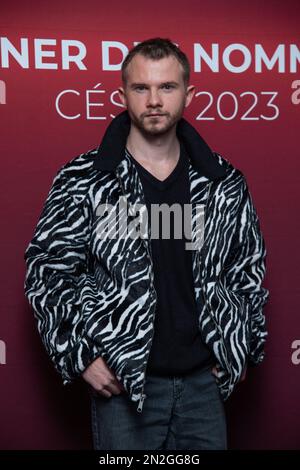 Paris, France. February 6, 2023, Dimitri Dore attends the Cesar Nominee ...