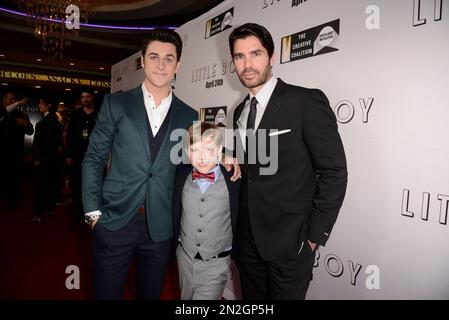 David Henrie, Jakob Salvati and Eduardo Verastegui seen at Open Road ...