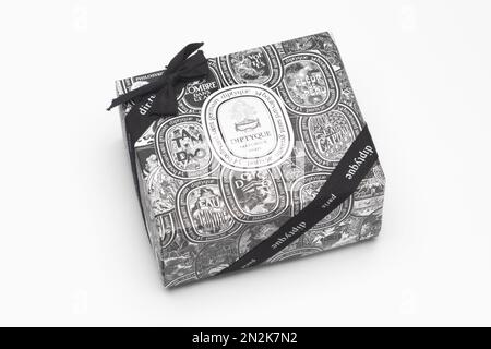 A Diptyque gift box Stock Photo - Alamy