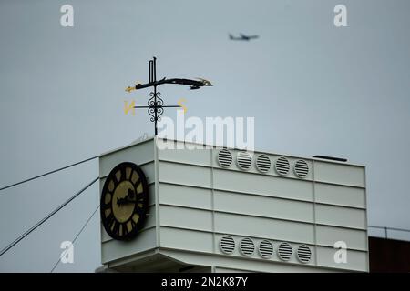 Father Time weather-vane at Lord's Cricket Ground Stock Photo - Alamy