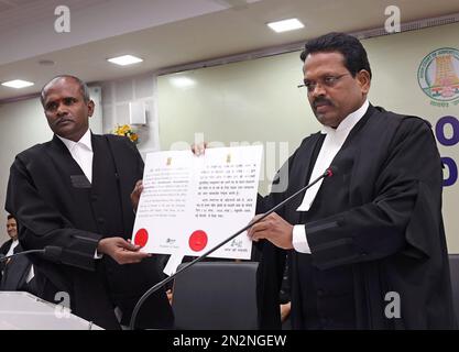 Five hon’ble additional Judges have been sworn in today to the High Court of Madras, by Hon’ble ...