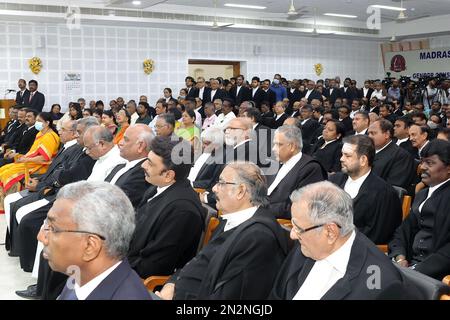 Five hon’ble additional Judges have been sworn in today to the High Court of Madras, by Hon’ble ...