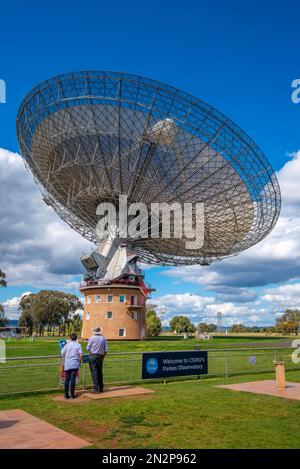 The Parkes (Observatory) Radio Telescope was opened in 1961 ...