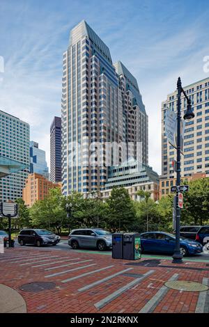 Boston Financial District: Twin-crowned 125 High Street is part of a ...