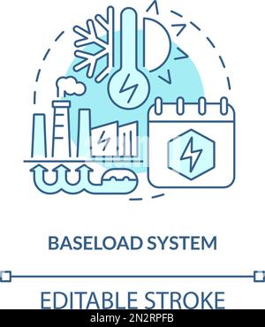 Baseload system concept icon Stock Vector Image & Art - Alamy