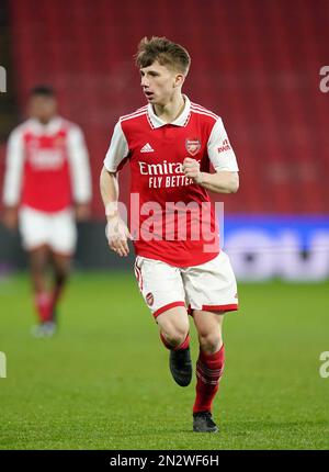 Arsenal's Jimi Gower during The FA Youth Cup fifth round match at ...