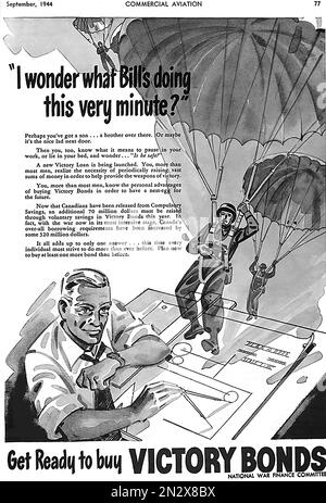 1944 War Bonds-WW2 - World War II - U.S propaganda Poster Stock Photo ...