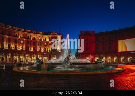 Rome Roundabout City Center Stock Photo - Alamy