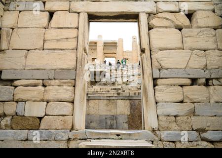 Beule-Tor, Akropolis, Athen, Griechenland Stock Photo - Alamy