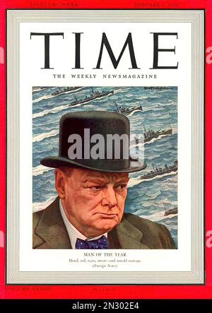 WINSTON CHURCHILL WW2 Vintage poster of Prime Minister Winston ...