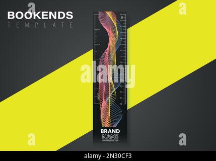 Business modern bookmarks template design. Vector bookmark template ...