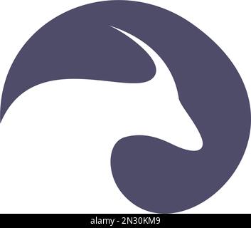Goat logo icon vector design Goat Circle logo design illustrator design ...