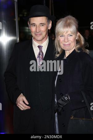 Mark Rylance and wife Claire van Kampen attend the premiere of Warner ...