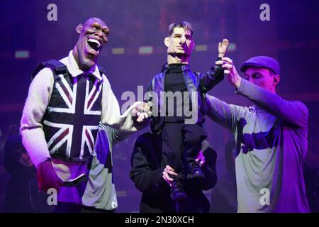 The cast of Idiot’s Assemble: Spitting Image The Musical with a ...