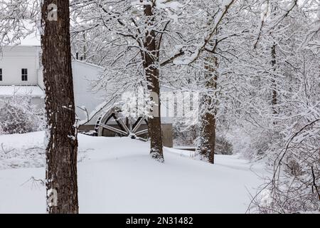 Ray, Michigan - The historic Wolcott Mill, built in 1845 and operated ...