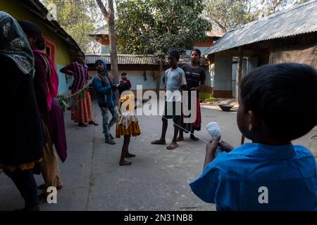 On the last full moon, Bidu Chandan Puja has been celebrated by Santan ...