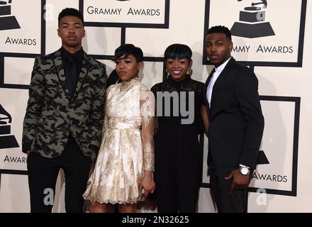 Paco Walls, from left, Ahjah Walls, Rhea Walls, and Darrell Walls of ...