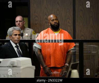Death Row Records founder Marion "Suge" Knight, with his attorney David ...