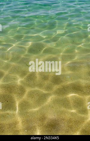 Taransparent azur blue sea water Stock Photo - Alamy