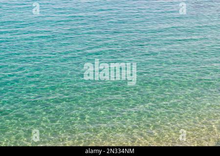 Taransparent azur blue sea water Stock Photo - Alamy
