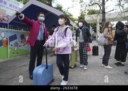 About 50 cross border students back to school. Cross borders students ...