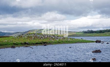 Coill'ach A'chuil Broch, Loch Naver Stock Photo - Alamy