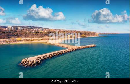 Aerial view of the port of Varna in Bulgaria Stock Photo - Alamy