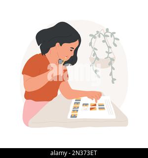 Gifted child program isolated cartoon vector illustration set. Gifted ...