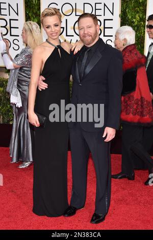 Jessica Roffey, left, and Relativity Media CEO Ryan Kavanaugh arrive at ...