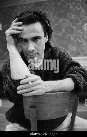 French actor Charles Gonzales, close-up at Celestins Theater, Lyon ...