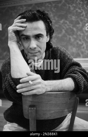 French actor Charles Gonzales, close-up at Celestins Theater, Lyon ...