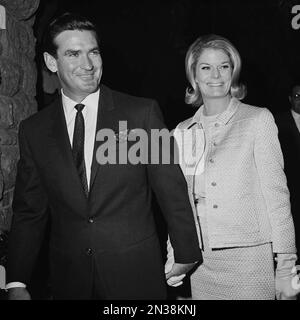 Actor Rod Taylor and his wife Mary Hilem, New York fashion model, get ...