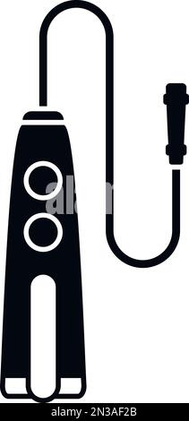 Endoscopy monitor icon simple vector. Medical endoscope. Stomach health ...