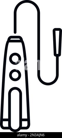 endoscope line icon, inspection camera vector Stock Vector Image & Art ...