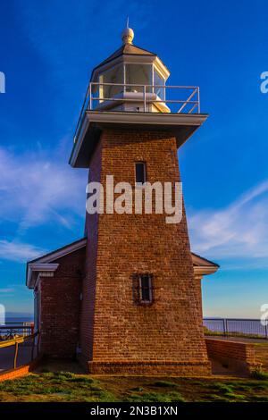 Brick Lighthouse At Point Pinos Stock Photo - Alamy