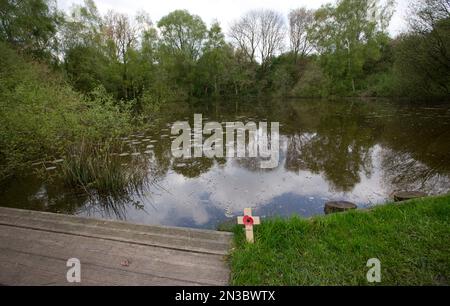 WW1 mine crater Pool of Peace / Lone Tree Crater / Spanbroekmolenkrater ...