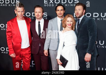 Ben Mendelsohn, from left, Aaron Paul, Zac Posen, Kylie Minogue and ...