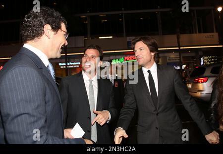 Richard Brener, Chris Bender, Jason Bateman, and Charlie Day seen at ...