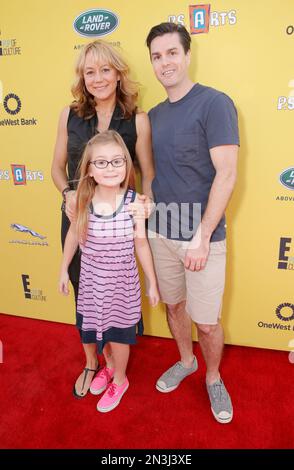 Megyn Price, Daughter Grace, Husband Eddie - PS Art Express Yourself ...