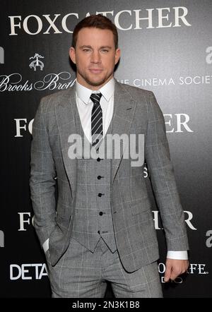 Actor Channing Tatum attends a special screening of "Foxcatcher ...